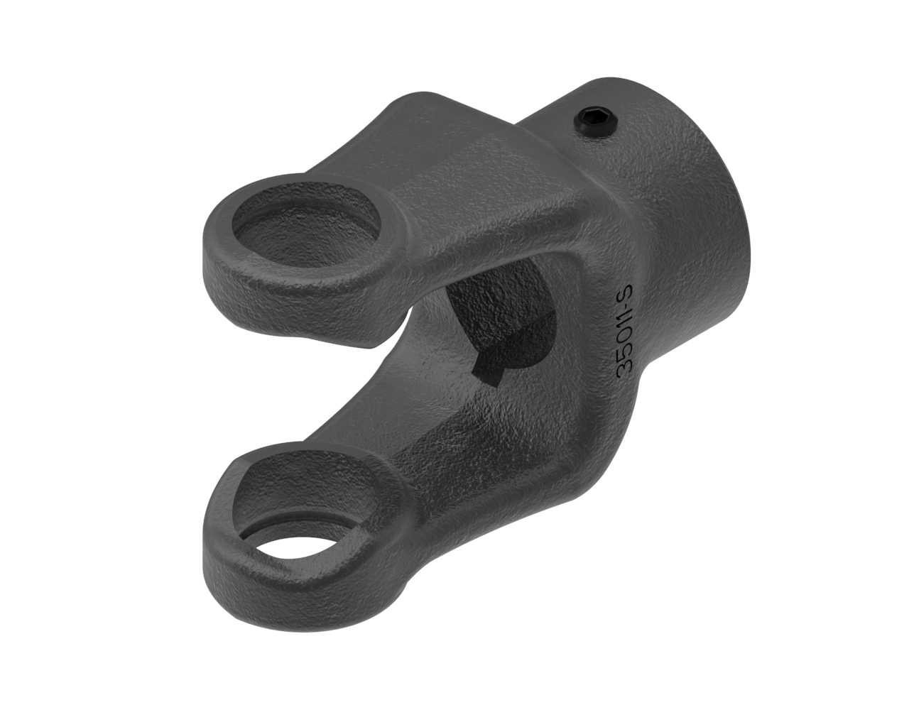Weasler Round Bore Implement Yoke Double Keyway & Set Screw 806-4424 ...