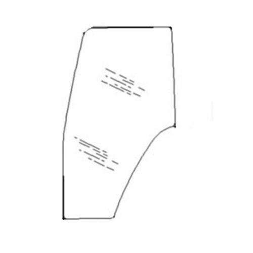 Case-IH, Ford New Holland Tractor Cab Door Glass RH 82036000 - Farm ...