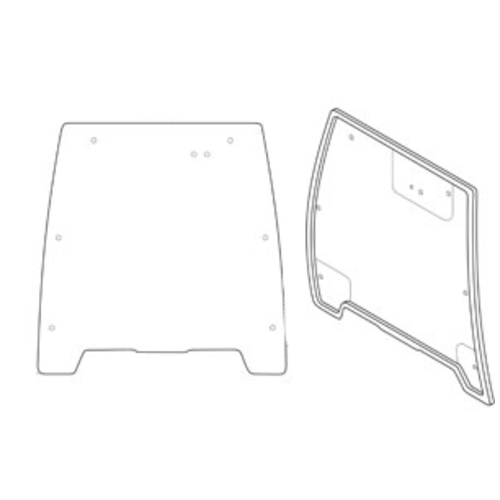 John Deere Gator Windshield Glass with Seal AM141841 - Farm Parts Store