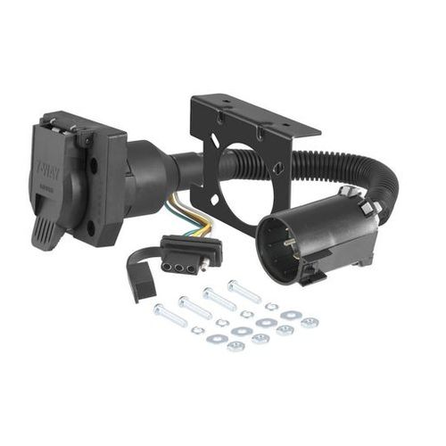 Curt 55774 Seven Way To Four Way Wiring Socket - Farm Parts Store