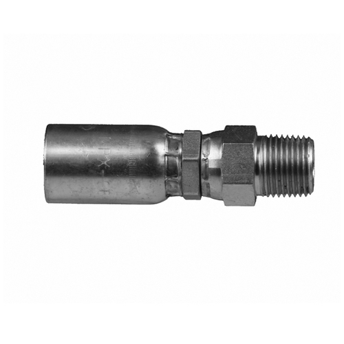 Grip Style Crimp-On Fitting MPX-06-08-W HW MPX Male NPTF Pipe