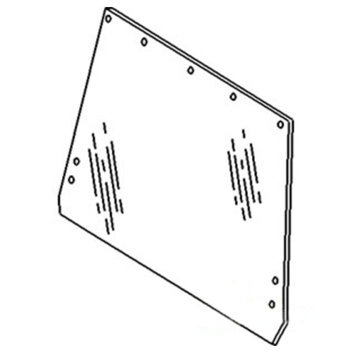 John Deere Tractor Cab Rear Window Glass used with Latch R50758 - Farm ...