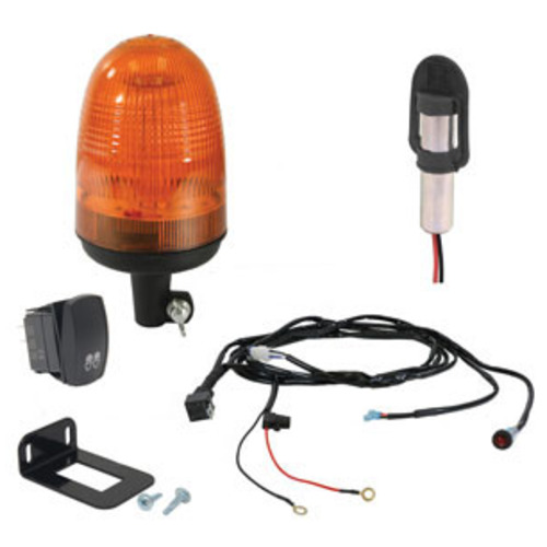 LED Rotating Beacon Kit Pipe Mount WL5944KT - Farm Parts Store
